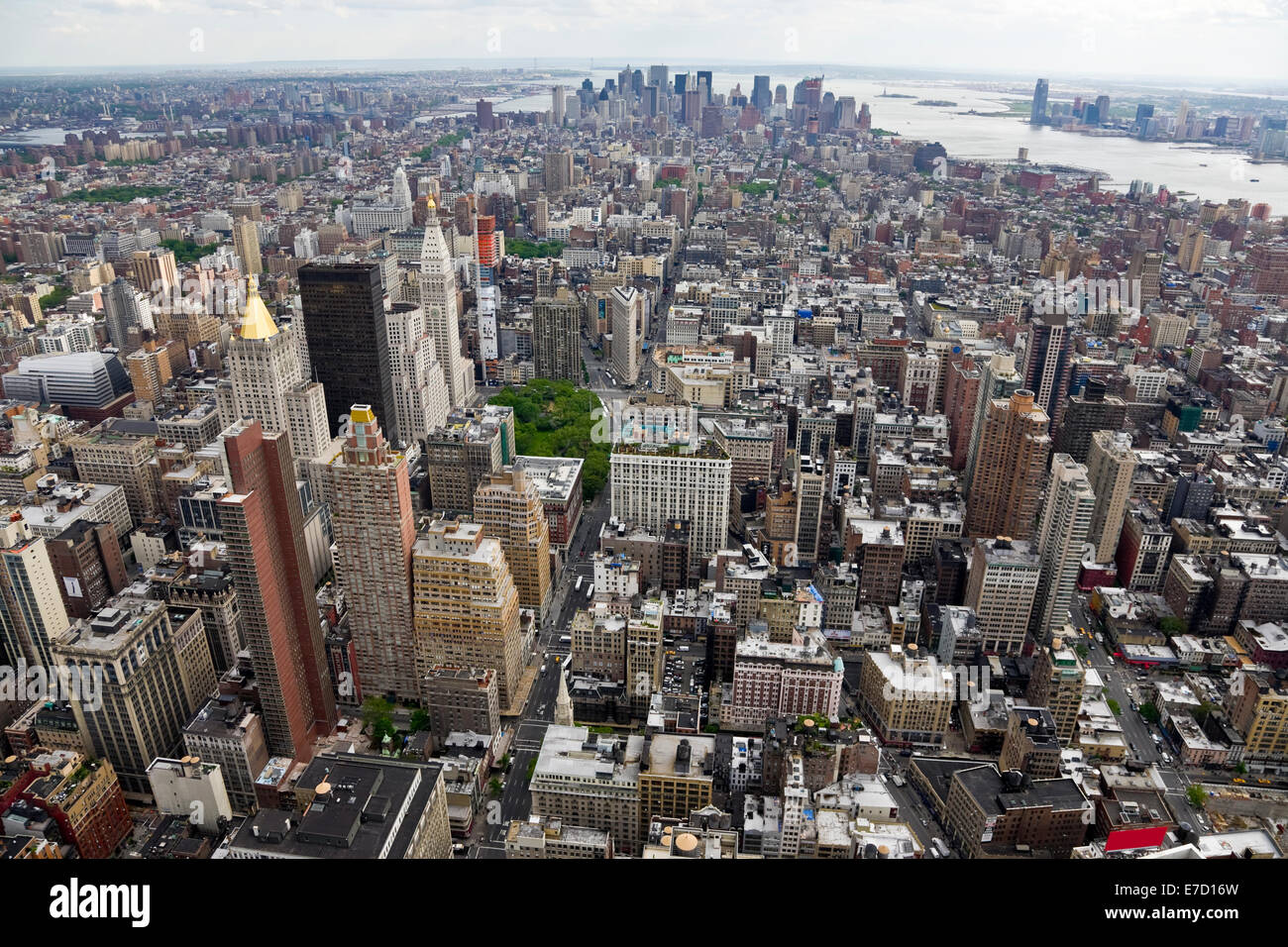 Aerial View Central Park South New York High Resolution Stock ...