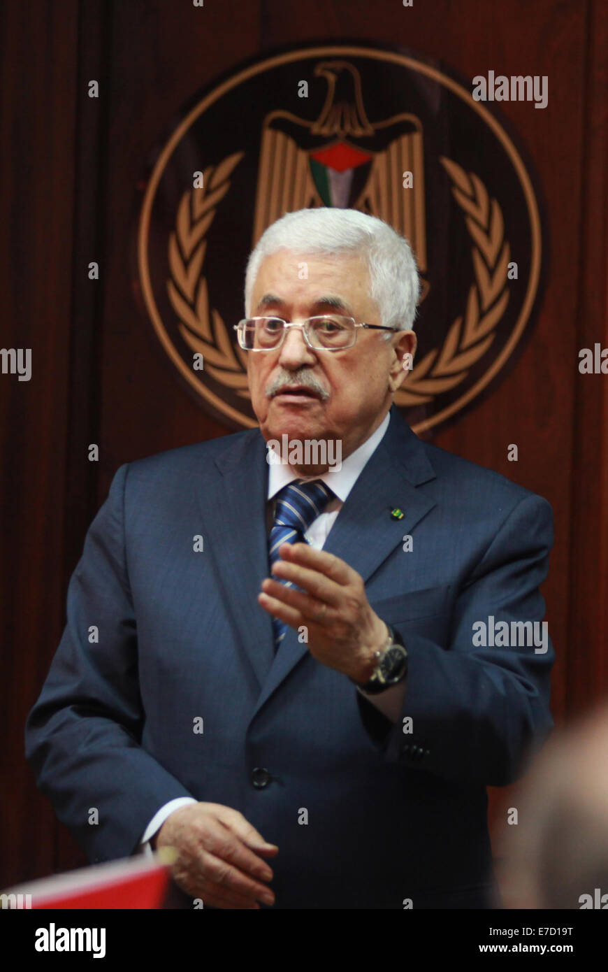 Ramallah, West Bank, Palestinian Territory. 14th September, 2014 ...