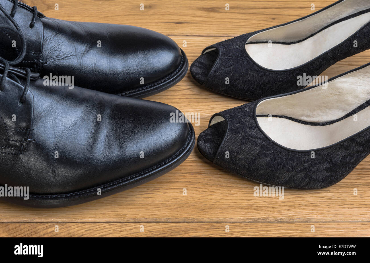 Office shoes man woman hi-res stock photography and images - Alamy