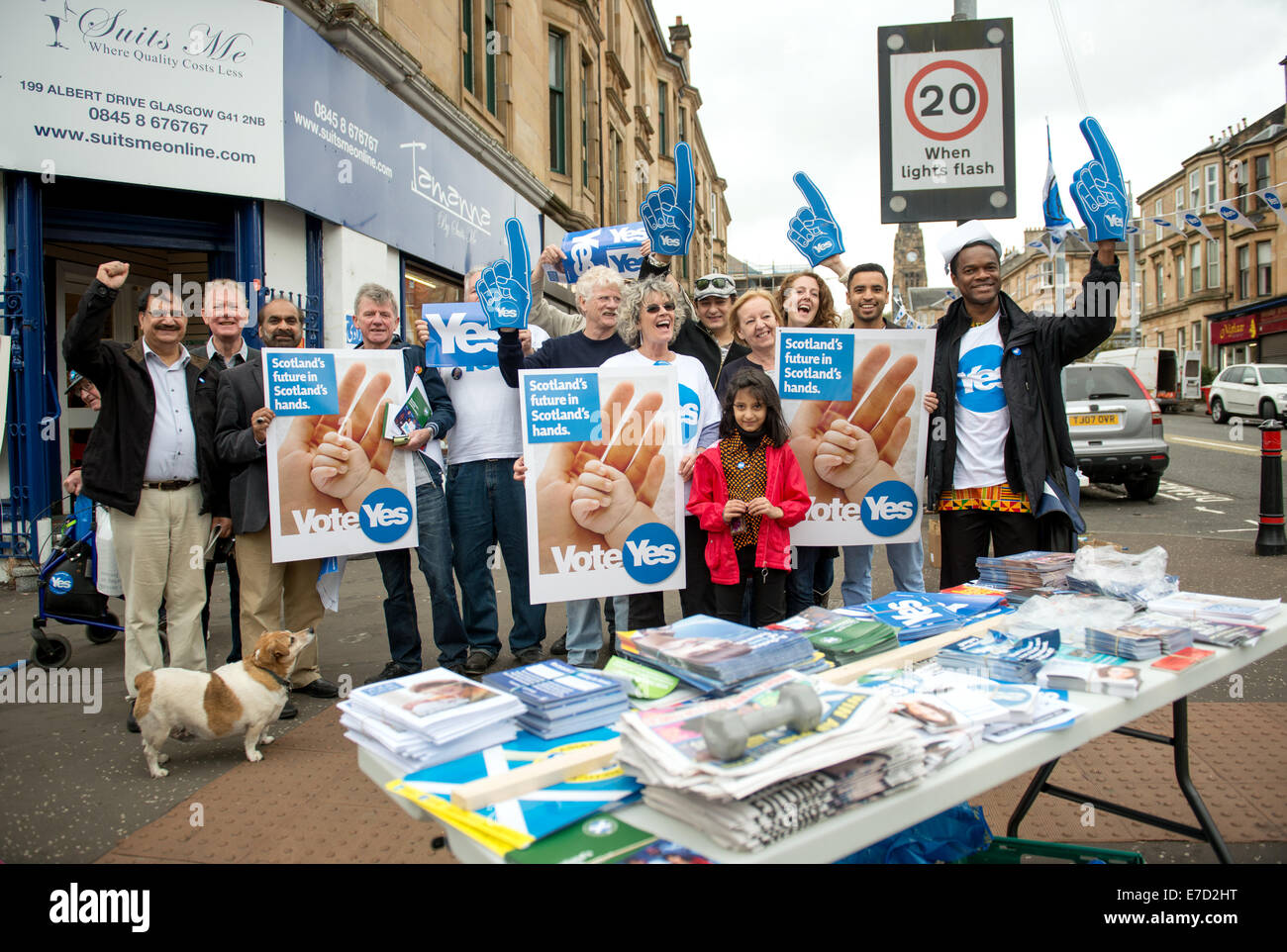 Independence referendum vote scotland hi-res stock photography and ...