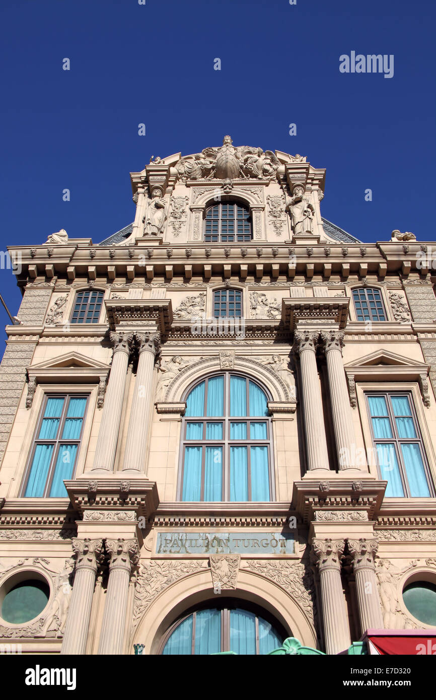 BEAUTIFUL FRENCH BUILDING FARCADE LAS VEGAS,NEVEDA Stock Photo - Alamy