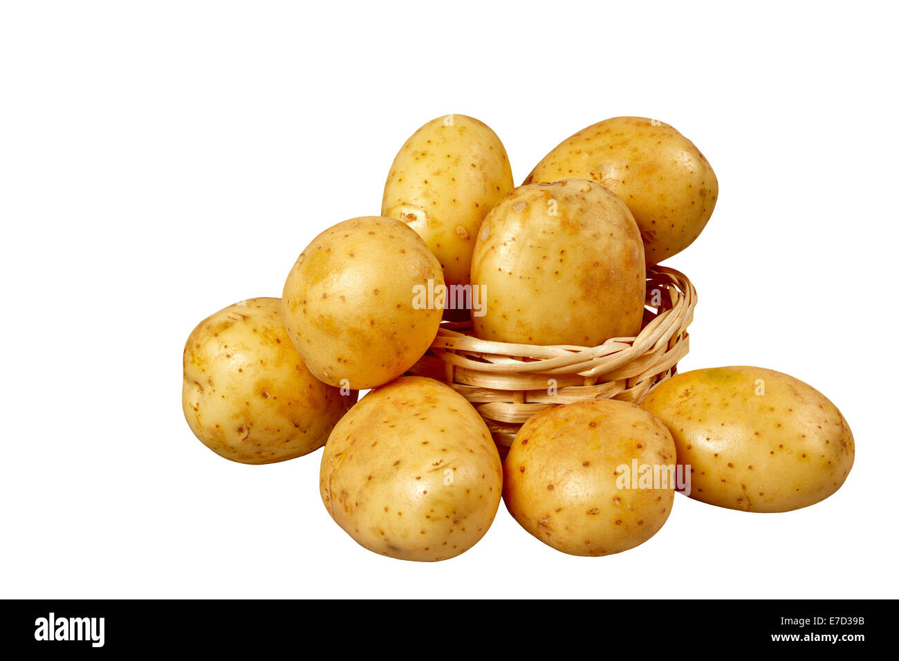 Fresh appetizing vegetable potato isolated on white background Stock ...