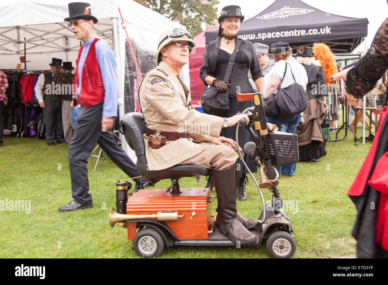 Lincoln, UK. 14th September, 2014. The biggest steampunk festival in ...