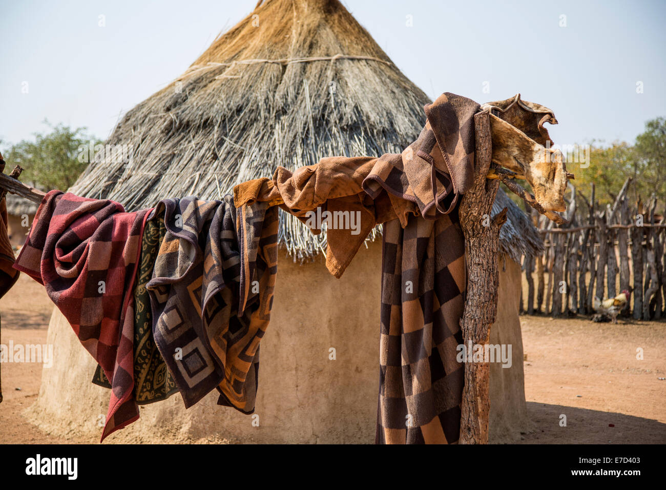 Himba village in Namibia, Africa Stock Photo - Alamy