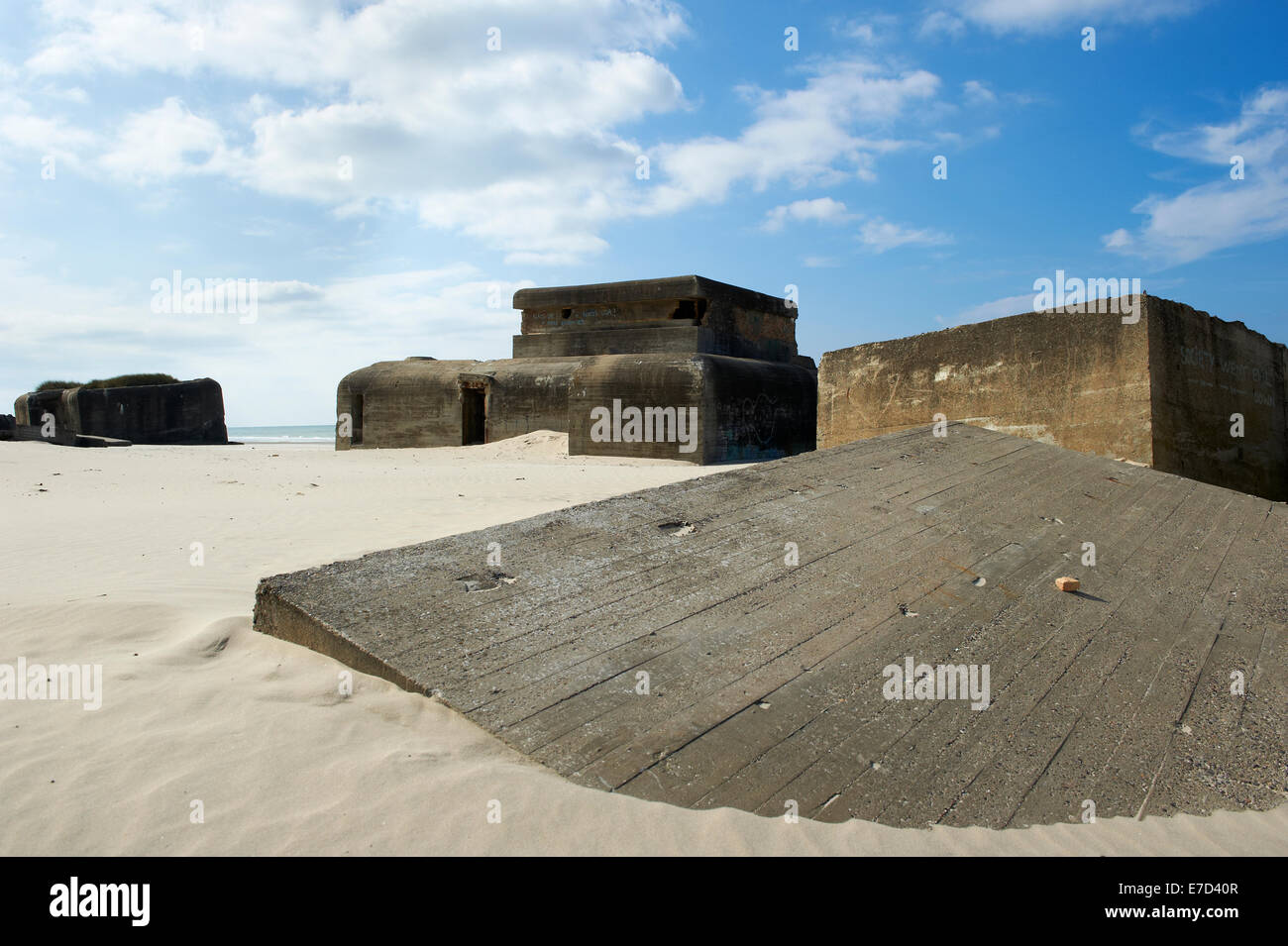 German WW2 bunker Stock Photo - Alamy