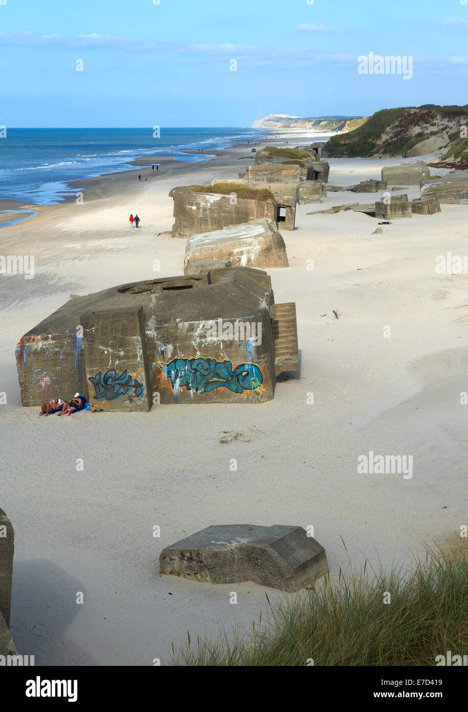 German WW2 bunker Stock Photo - Alamy