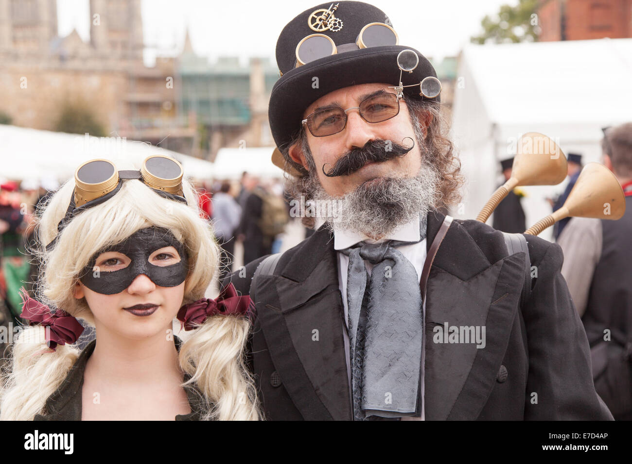 Lincoln, UK. 14th September, 2014. The biggest steampunk festival in ...