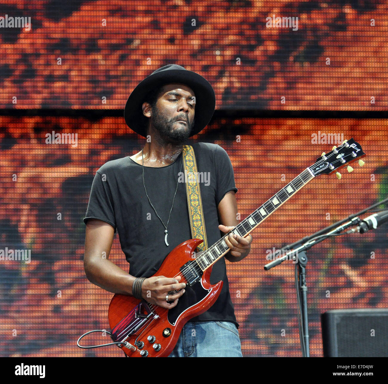 Raleigh, North Carolina, USA. 13th Sep, 2014. Singer GARY CLARK, JR ...