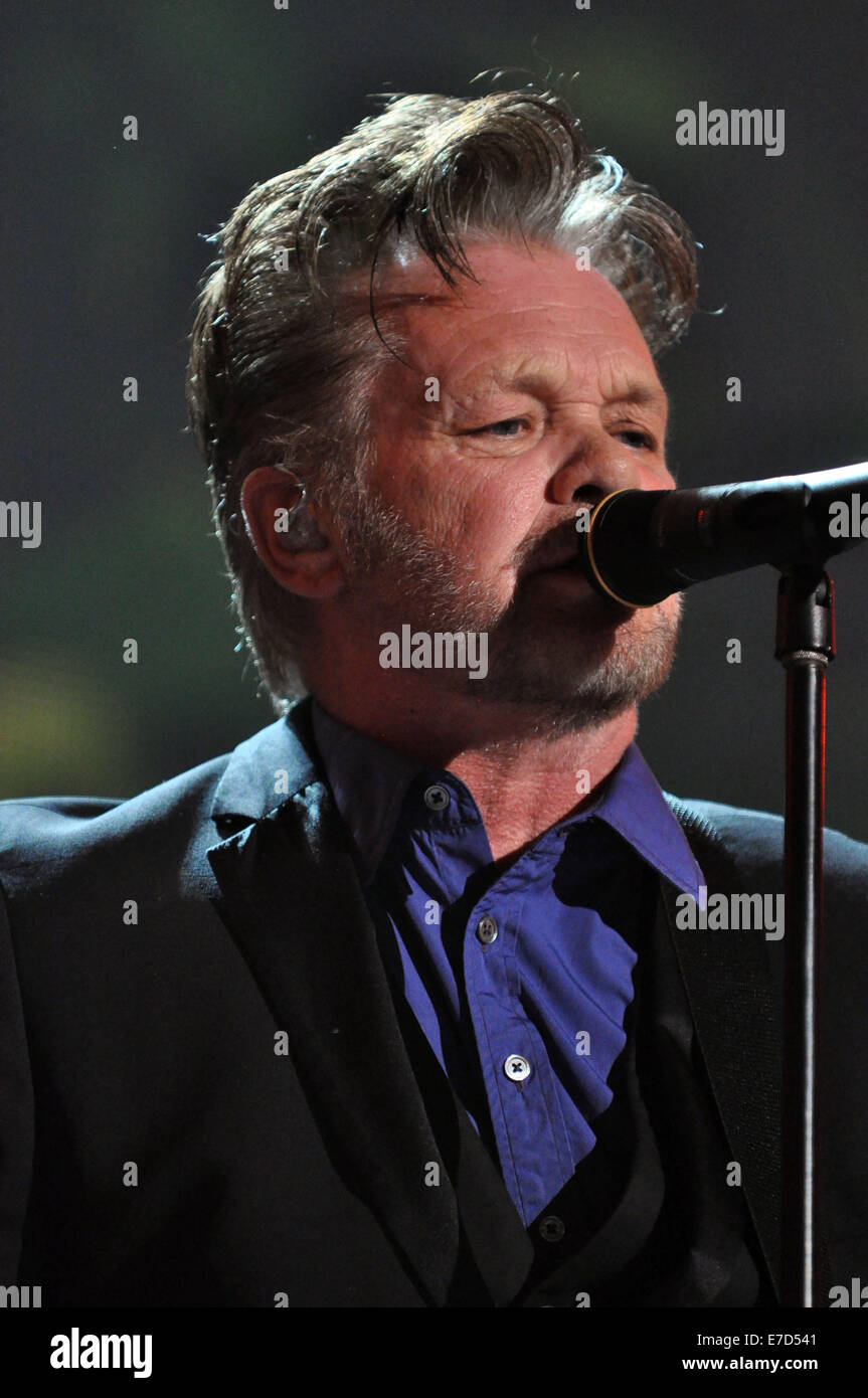 Raleigh, North Carolina, USA. 13th Sep, 2014. Singer JOHN MELLENCAMP ...