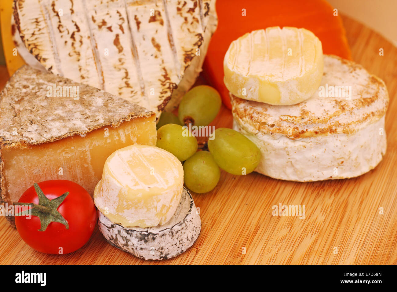 Various types of cheese composition Stock Photo - Alamy
