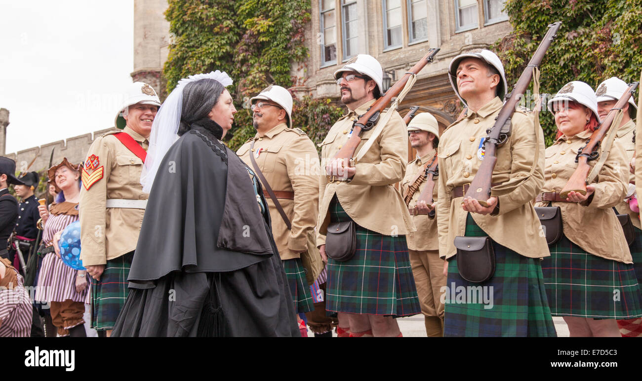 Lincoln, UK. 14th September, 2014. The biggest steampunk festival in ...