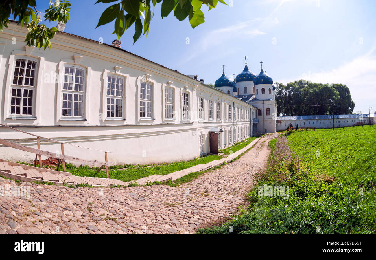 St. George's Monastery in Veliky Novgorod, Russia Stock Photo - Alamy