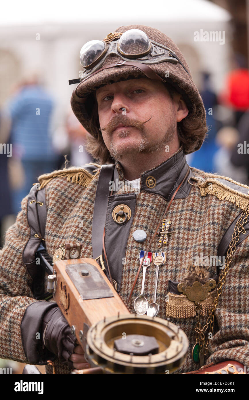 Lincoln, UK. 14th September, 2014. The biggest steampunk festival in ...
