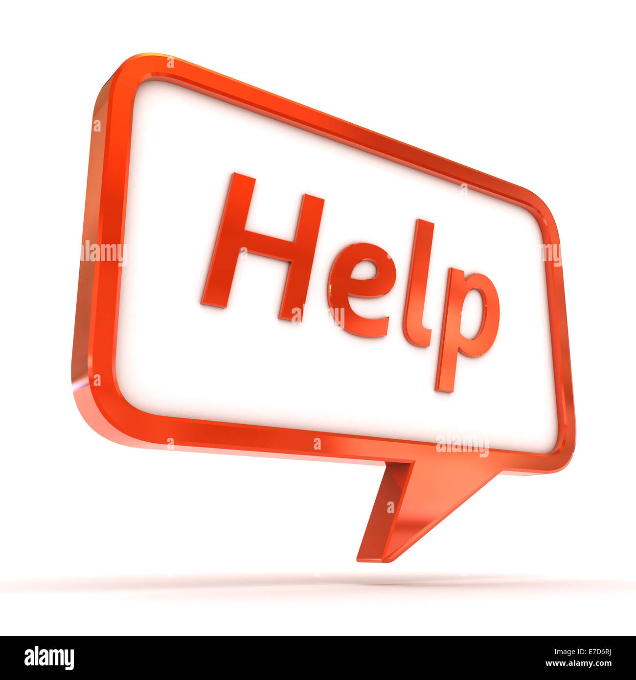 A Colourful 3d Rendered Concept Illustration showing "Help" writen in a ...