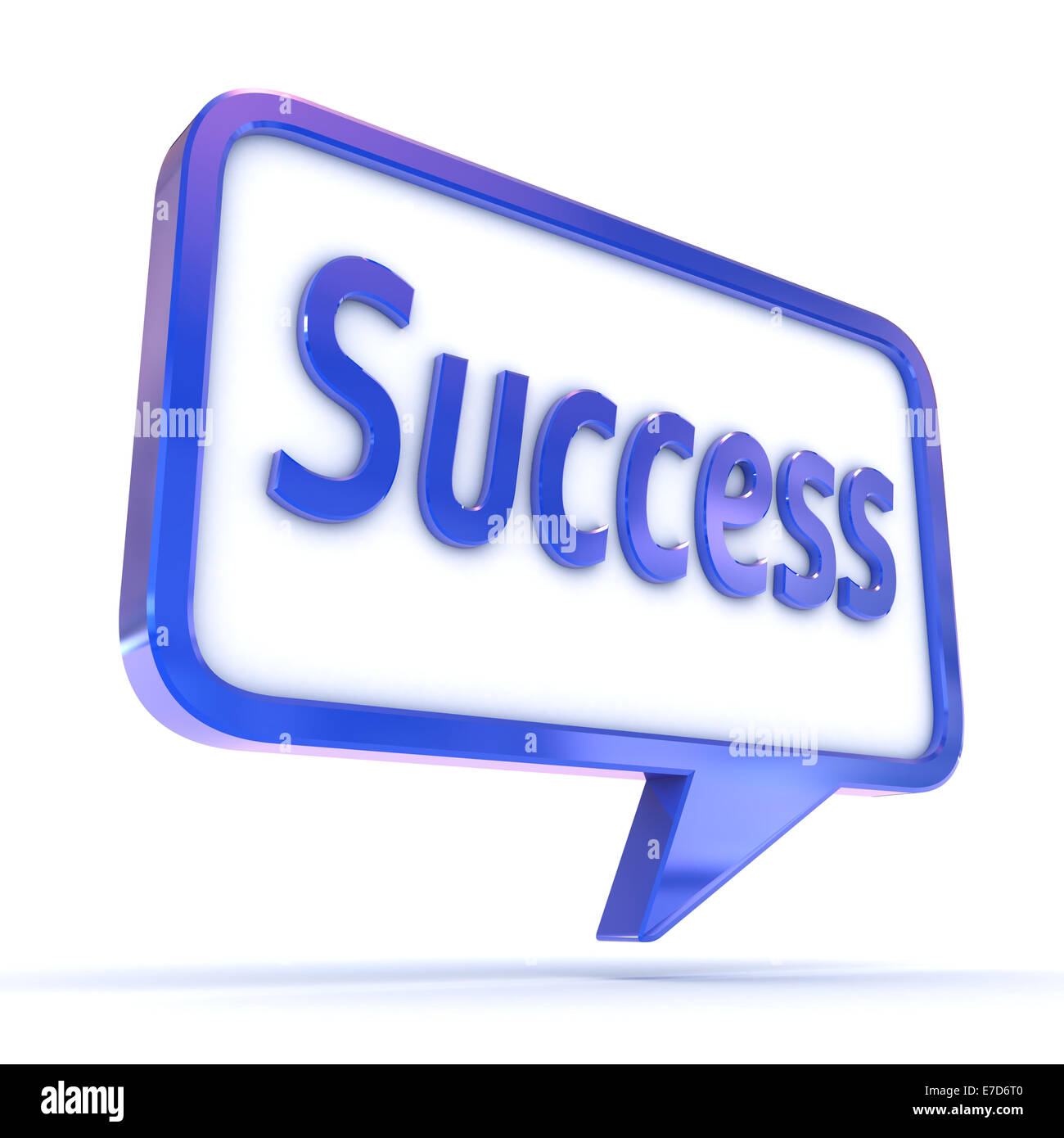 A Colourful 3d Rendered Concept Illustration showing "Success" writen ...