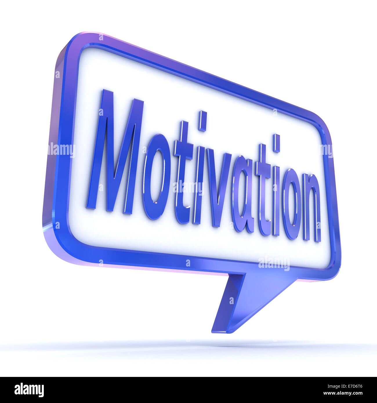 A Colourful 3d Rendered Concept Illustration showing "Motivation ...