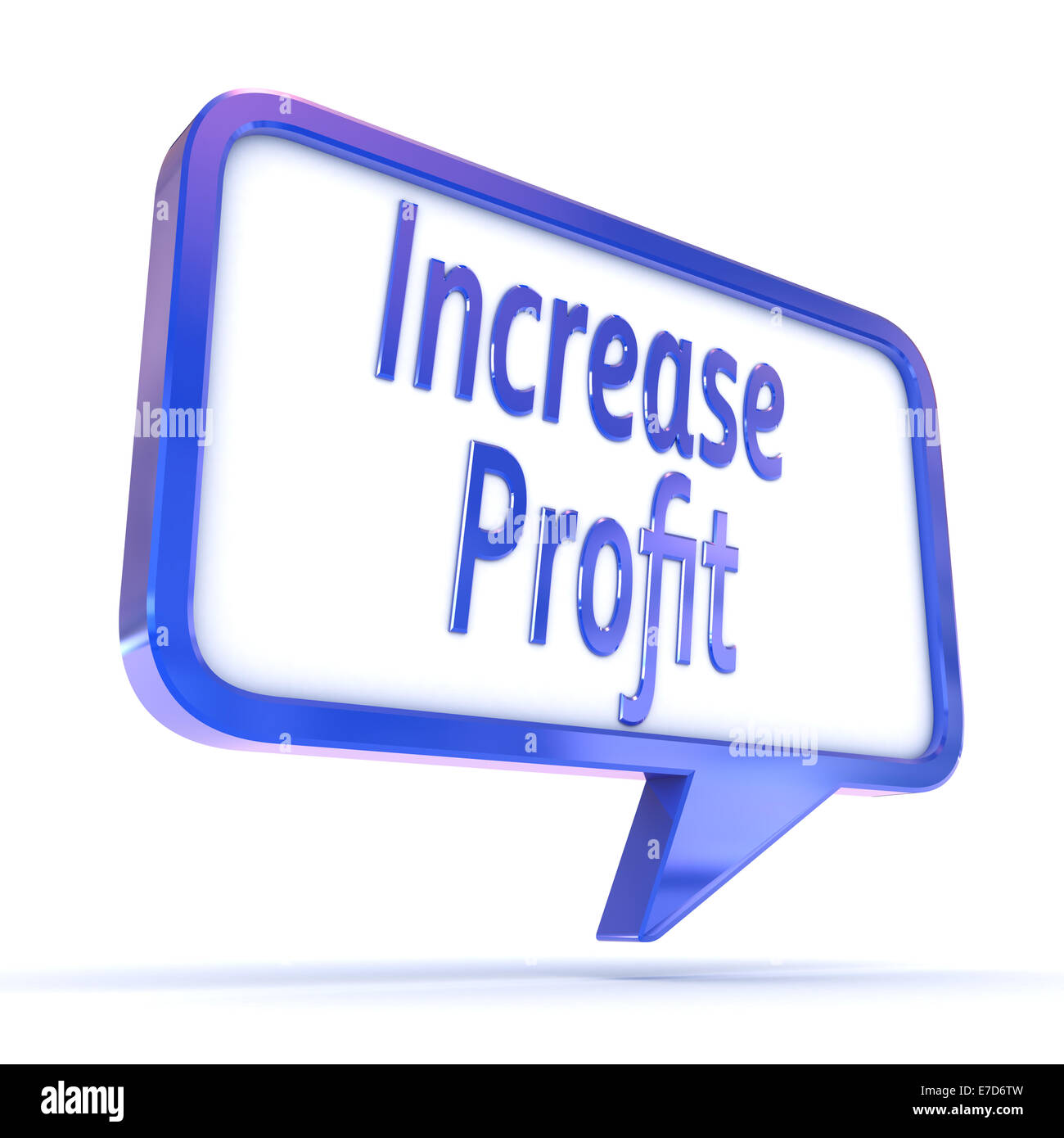 A Colourful 3d Rendered Concept Illustration showing "Increase Profit ...