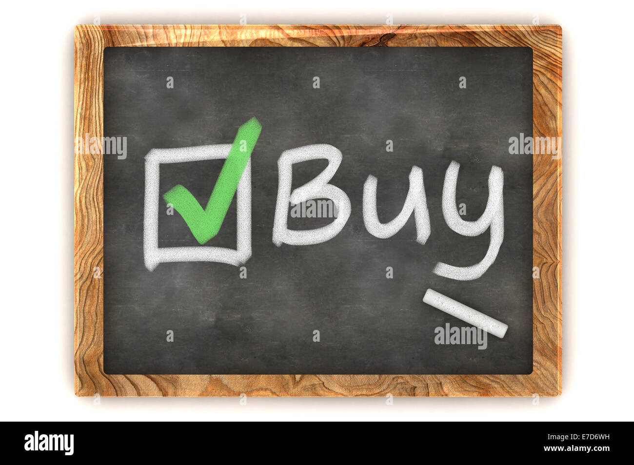 A Colourful 3d Rendered Concept Illustration showing a choice to Buy on ...