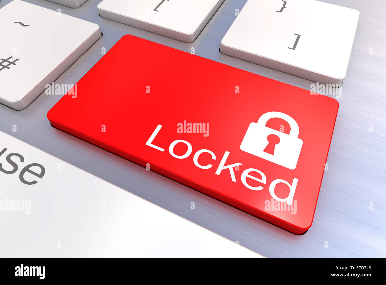 A Colourful 3d Rendered Illustration showing a Unlocked Security ...