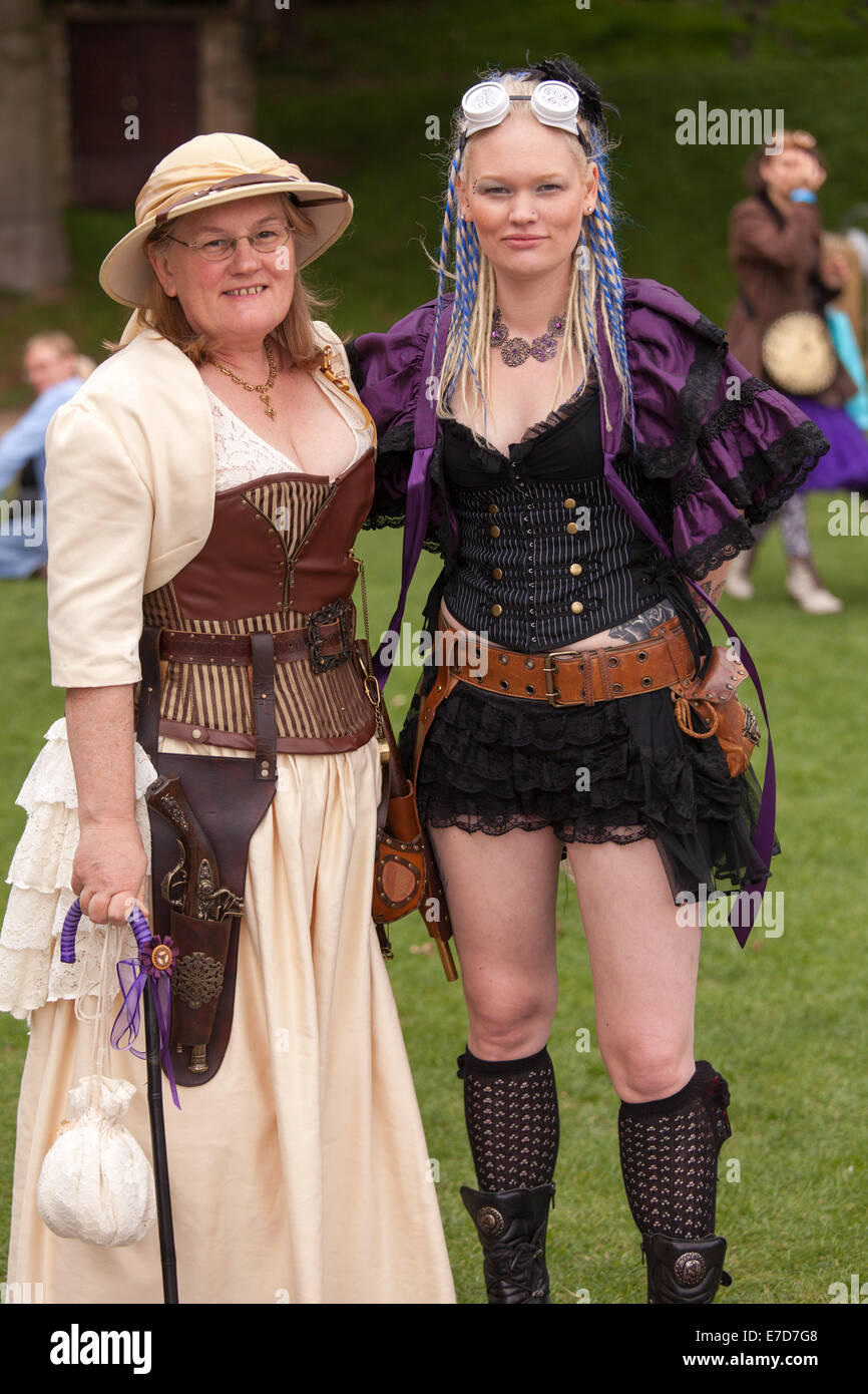 Lincoln, UK. 14th September, 2014. The biggest steampunk festival in ...