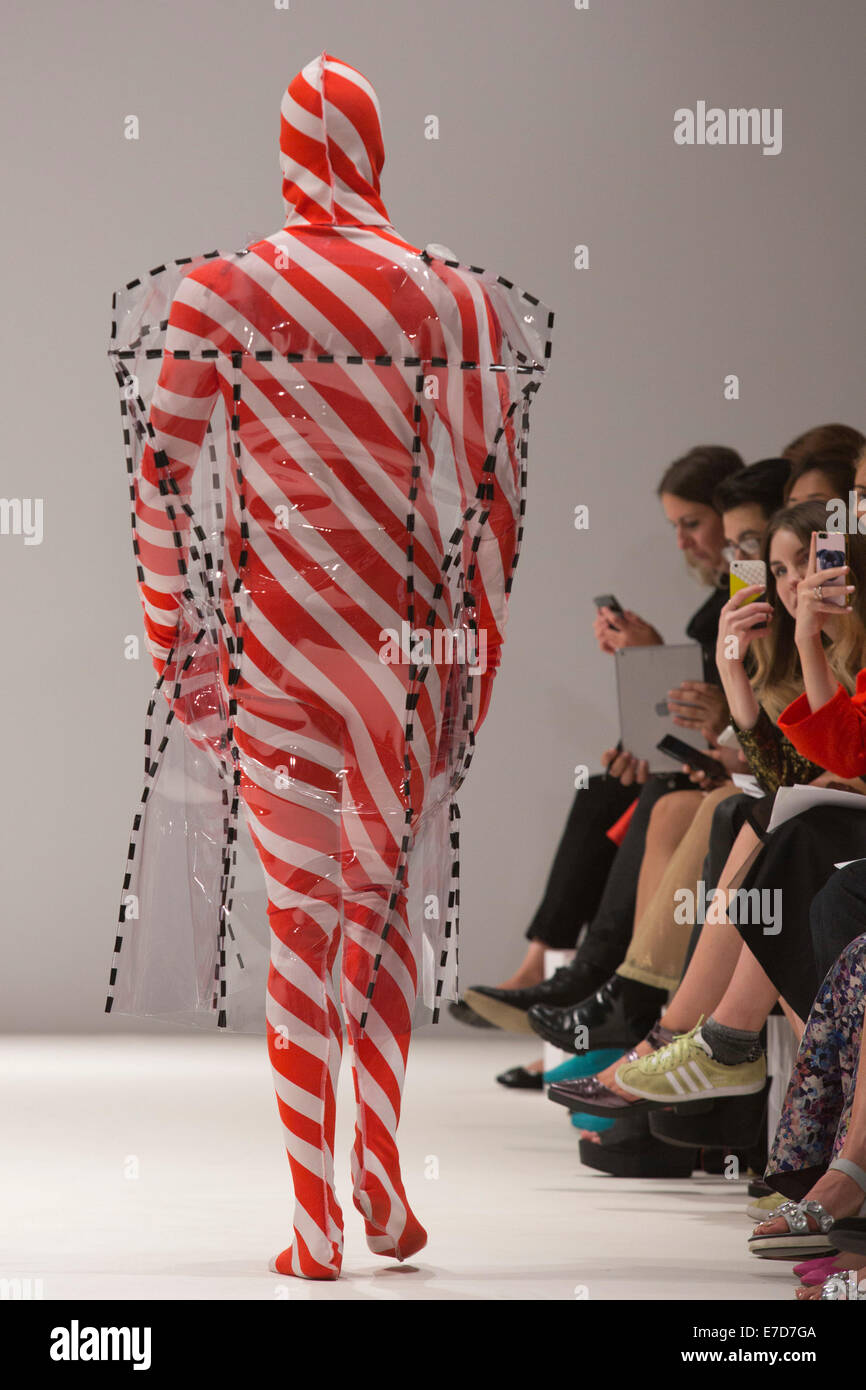 London, UK. 14 September 2014. "Package & Body" collection by Miguel ...