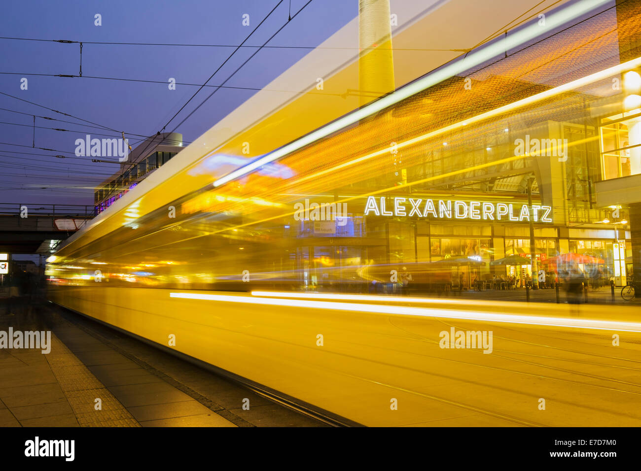 Tram at alexanderplatz hi-res stock photography and images - Alamy