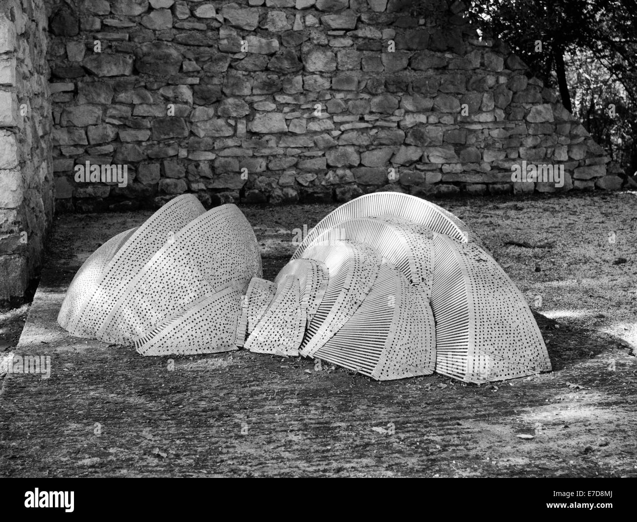 Dusan Dzamonja sculpture "SCULPTURE ALP - VI", from 1975, aluminium ...