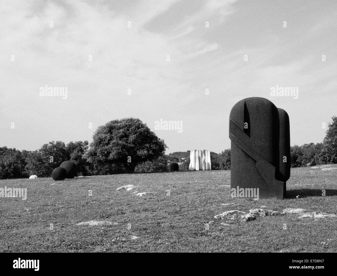 Dusan Dzamonja sculptures from Sculpture park Vrsar, Vrsar, Croatia ...