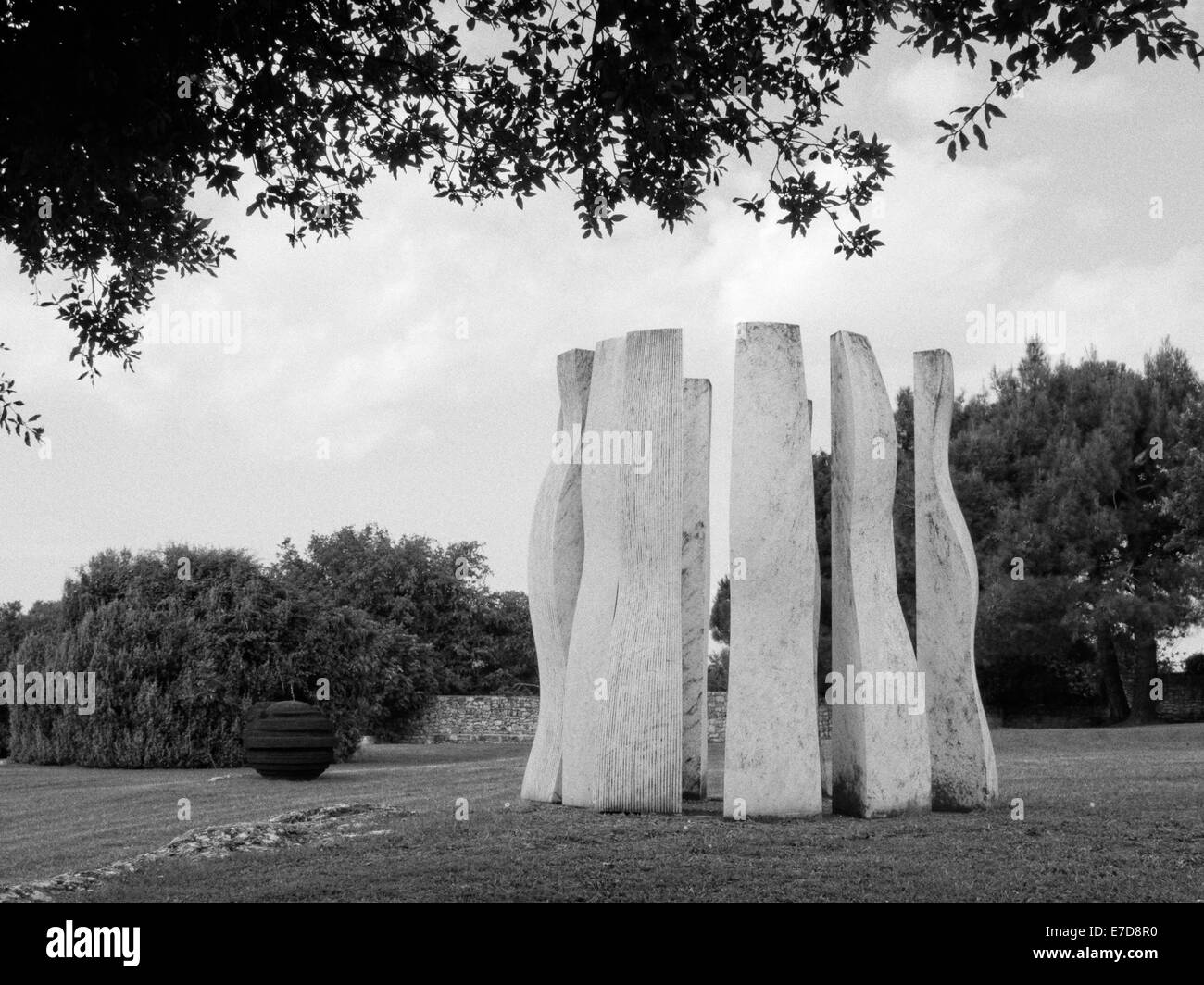 Dusan Dzamonja sculpture "SCULPTURE LXX - I" from 1970, marble ...