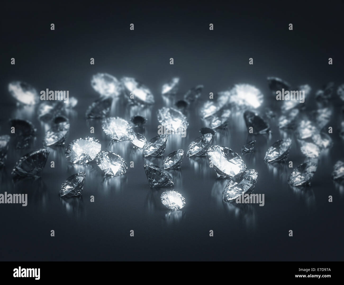 Group of diamonds Stock Photo - Alamy