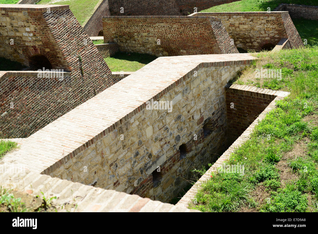 Architecture details of Kalemegdan fortress in Belgrade Serbia Stock ...