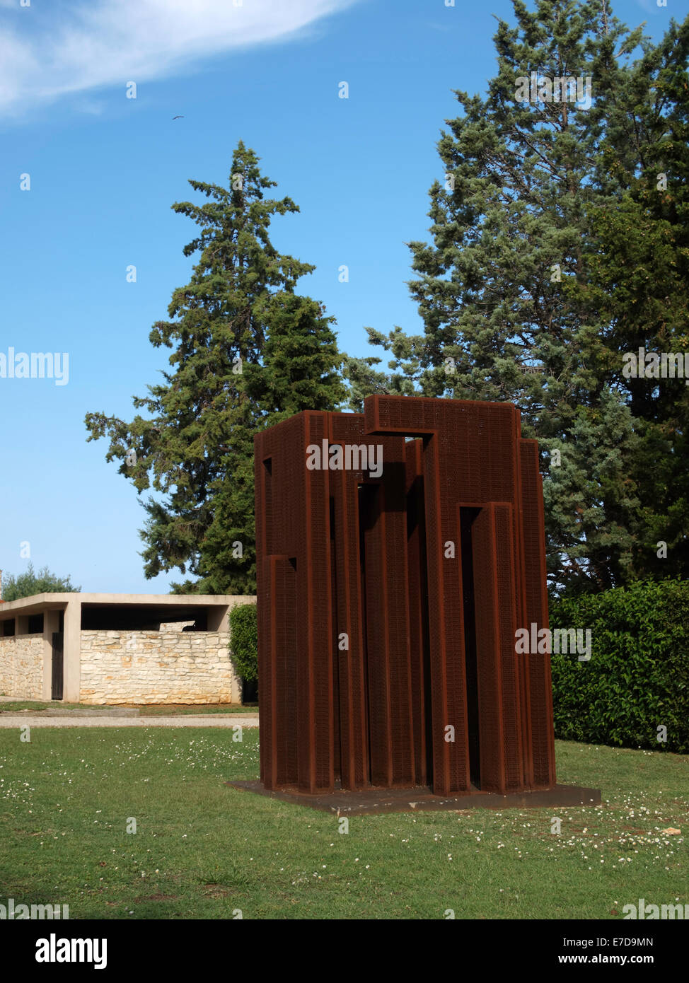 Dusan Dzamonja sculpture / detail from Sculpture park Vrsar, Vrsar ...