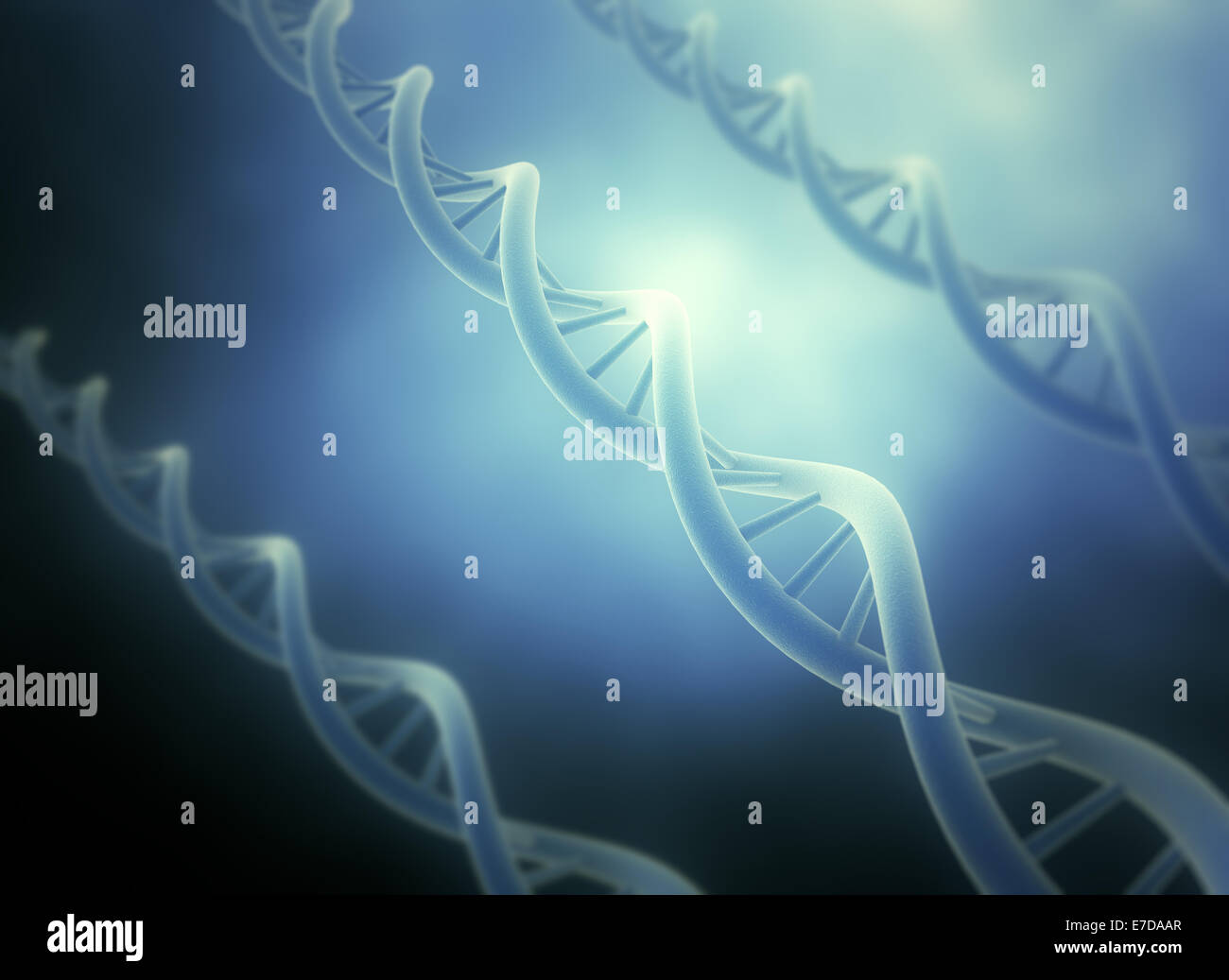 Dna 3d background high resolution Stock Photo - Alamy