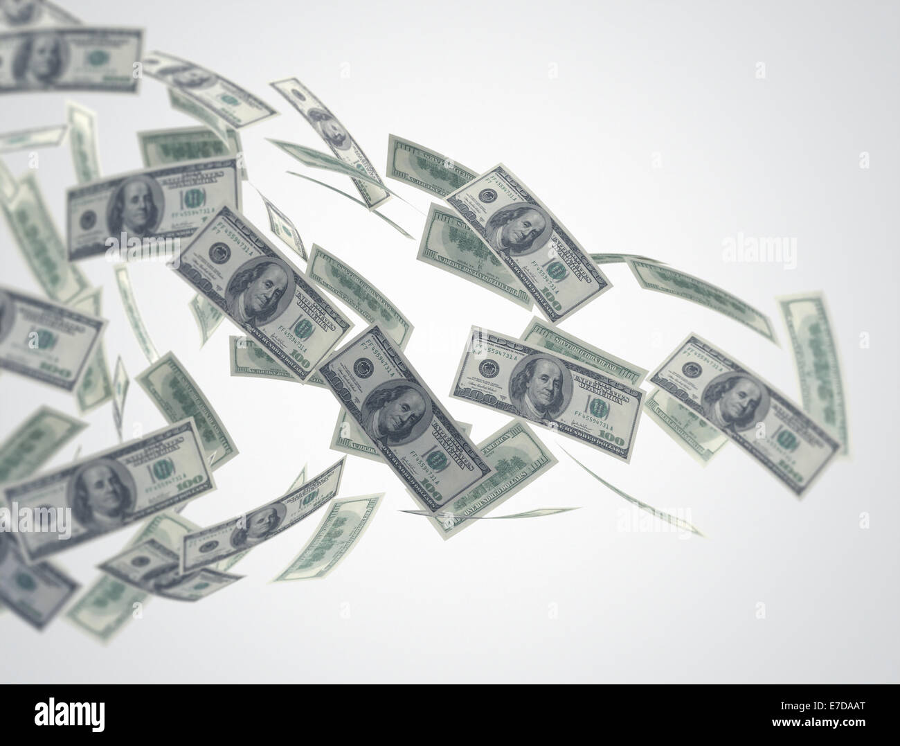 Money flow - US dollars Stock Photo - Alamy
