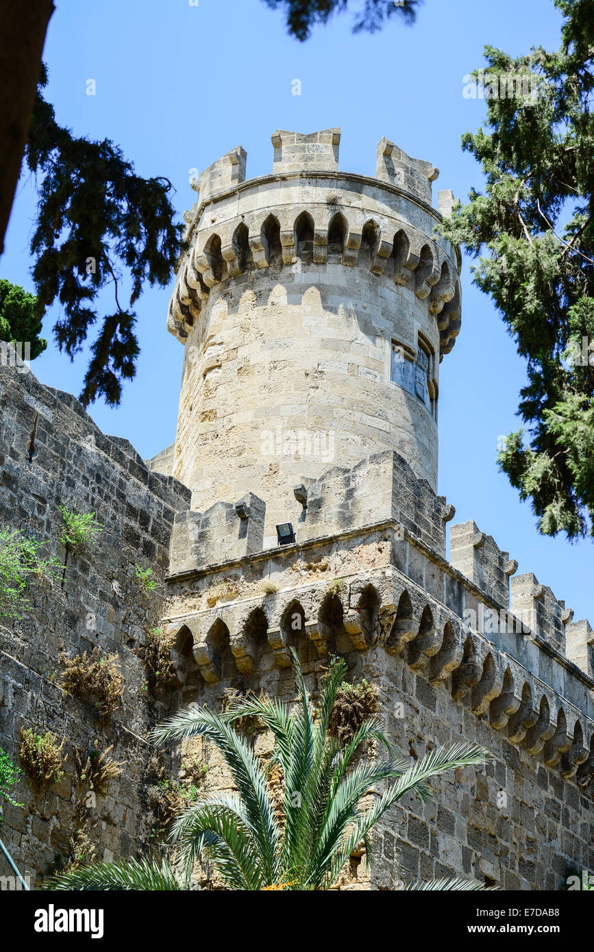 Castle in Rhodes Greece - The Palace of the Grand Master of the Knights ...