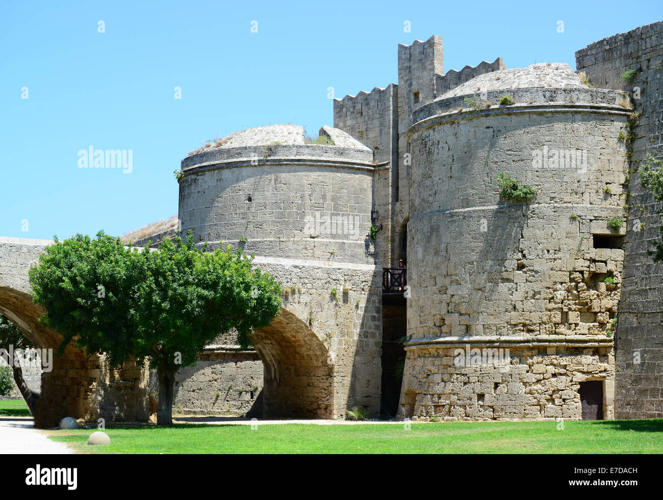 Castle in Rhodes Greece - The Palace of the Grand Master of the Knights ...