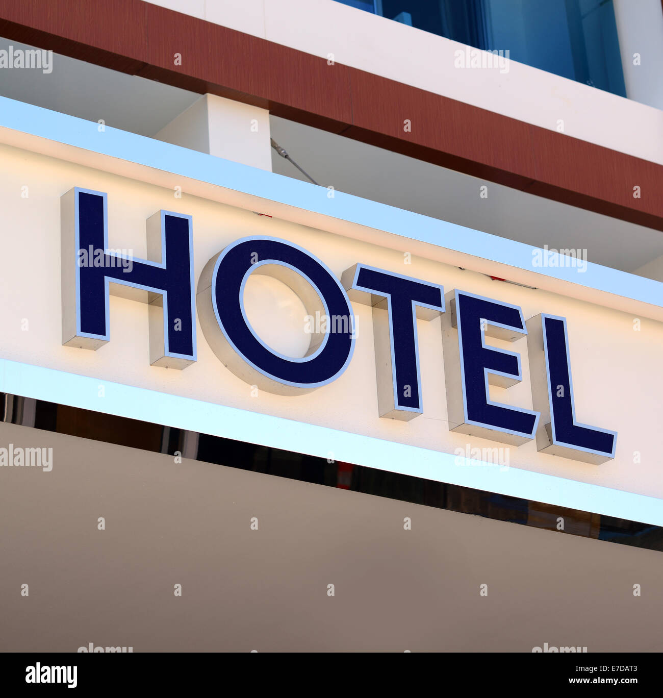 A hotel sign Stock Photo - Alamy