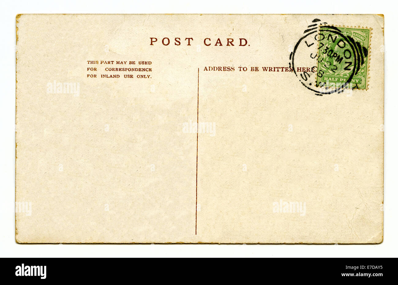 Postcards vintage uk Cut Out Stock Images & Pictures - Alamy