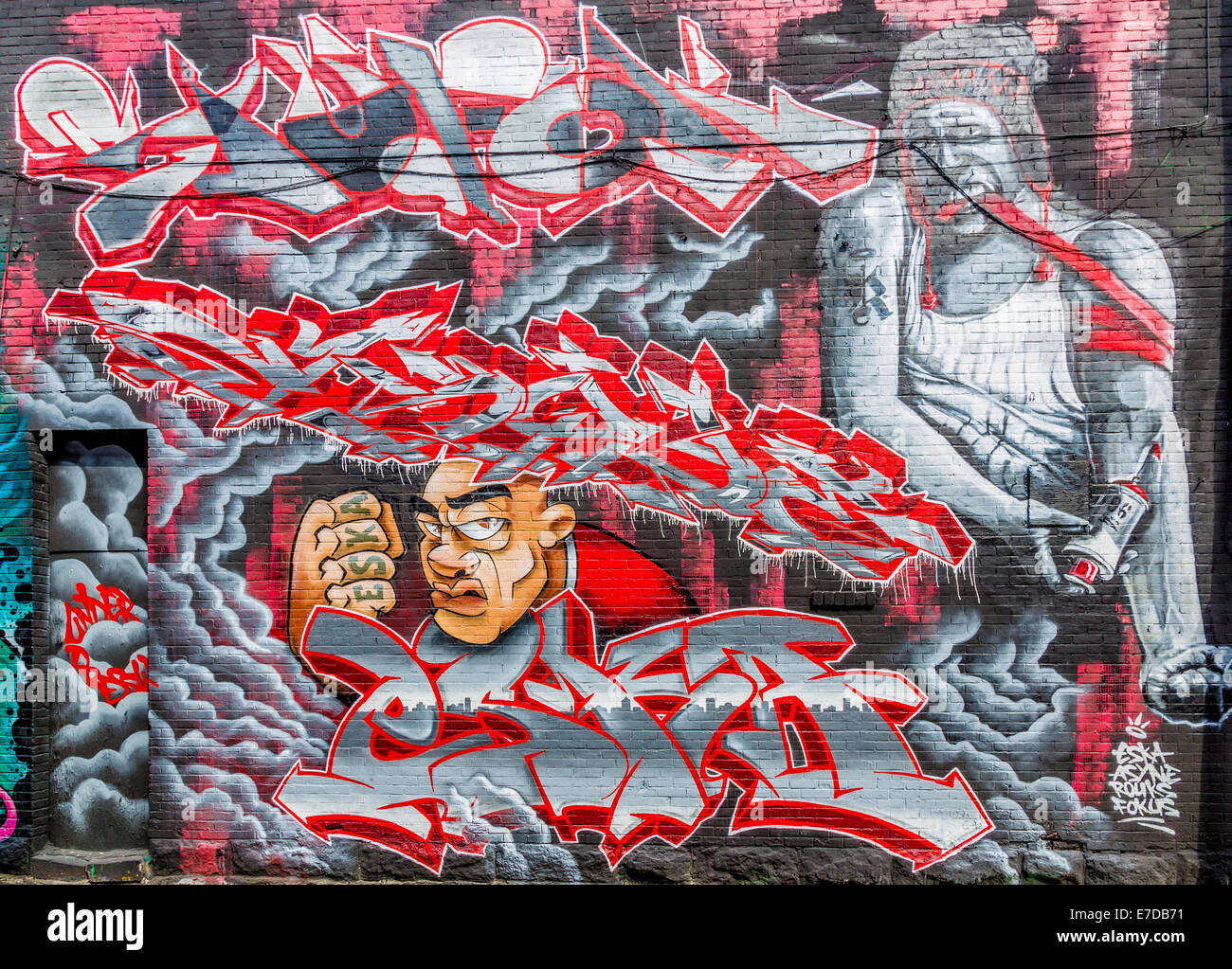 Graffiti drawings hi-res stock photography and images - Alamy