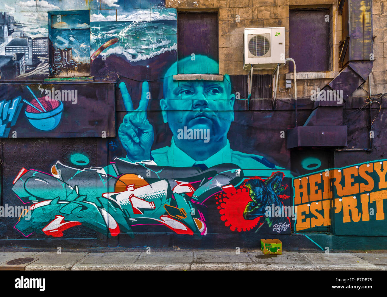 Montreal street art graffiti. Graffiti are writing or drawings that ...