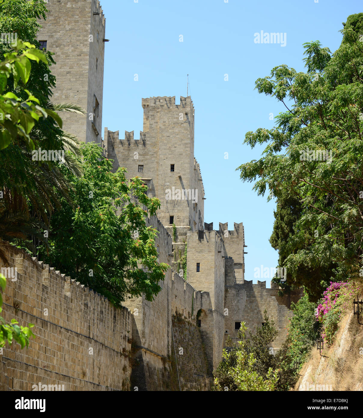 Castle in Rhodes Greece - The Palace of the Grand Master of the Knights ...