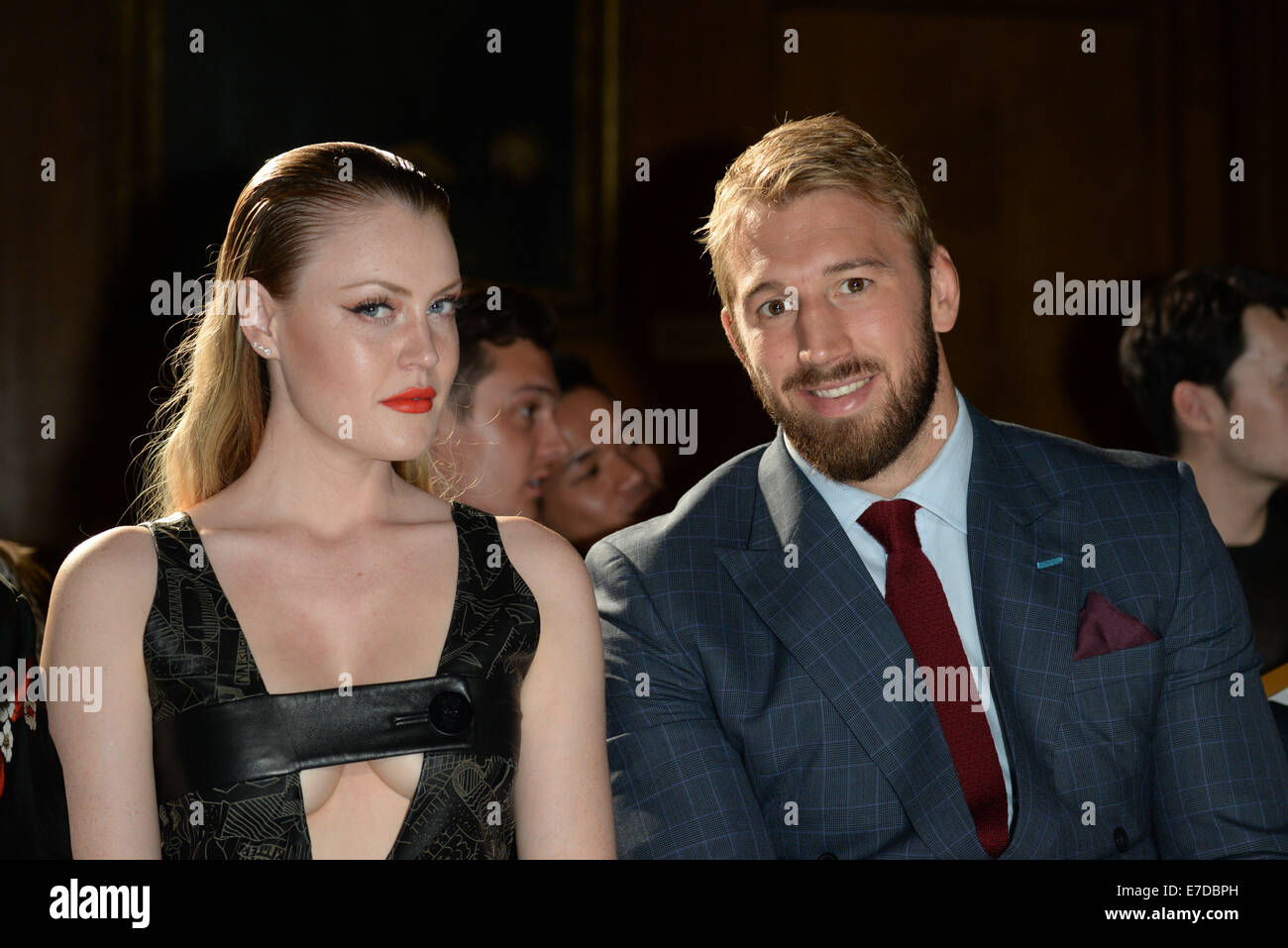 London,England,14th Sept 2014 : Chris Robshaw girlfriend Camilla ...