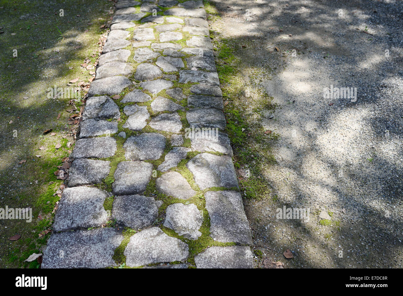 Pebble stone path walkway hi-res stock photography and images - Alamy