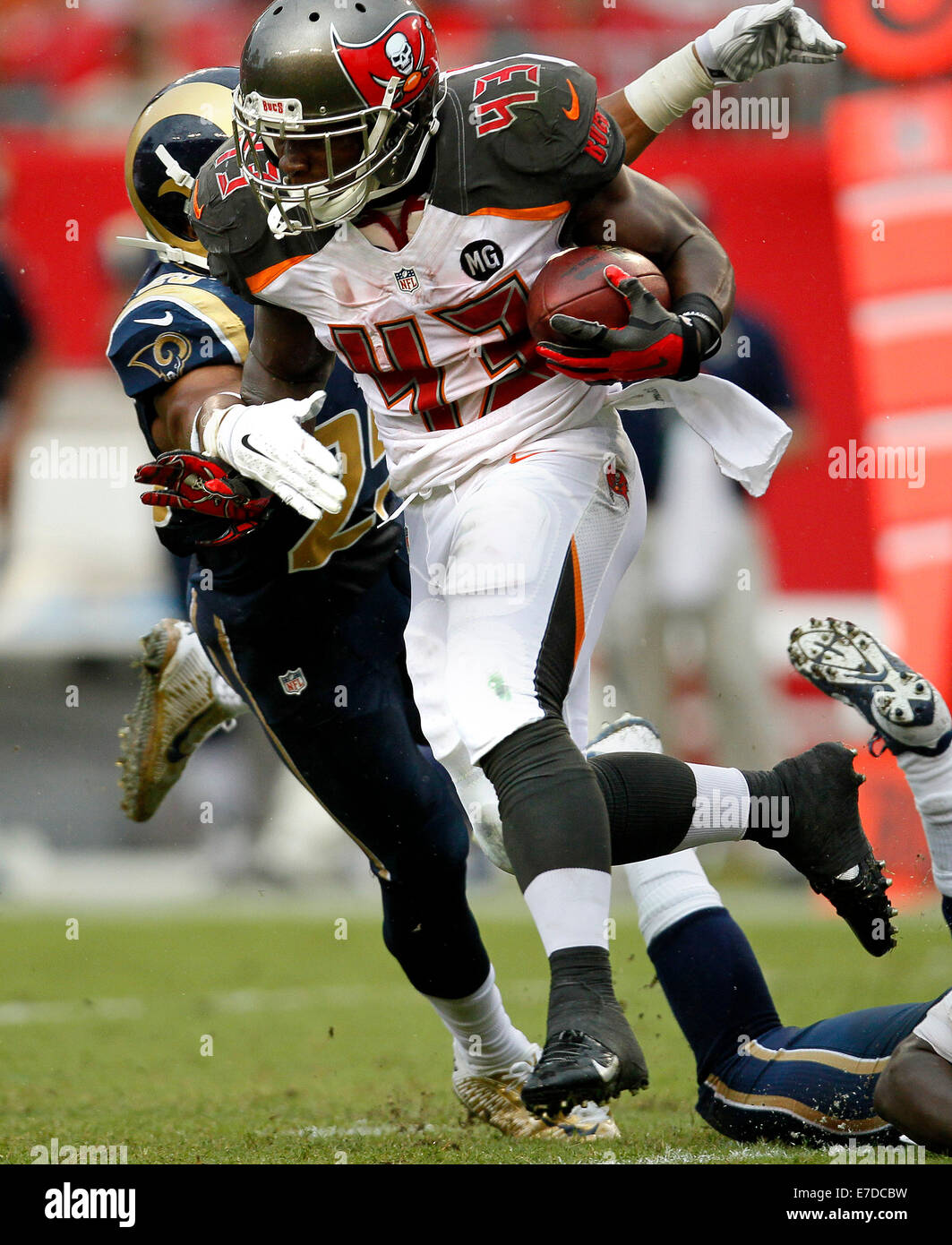 Tampa Bay, Florida, USA. 14th Sep, 2014. Tampa Bay Buccaneers running ...