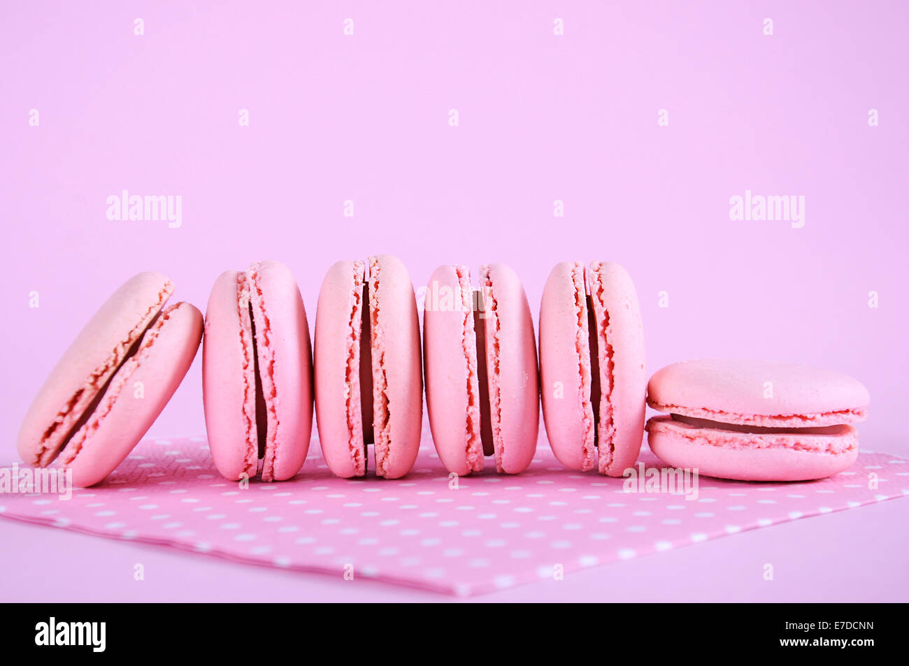 Pink macarons hi-res stock photography and images - Alamy