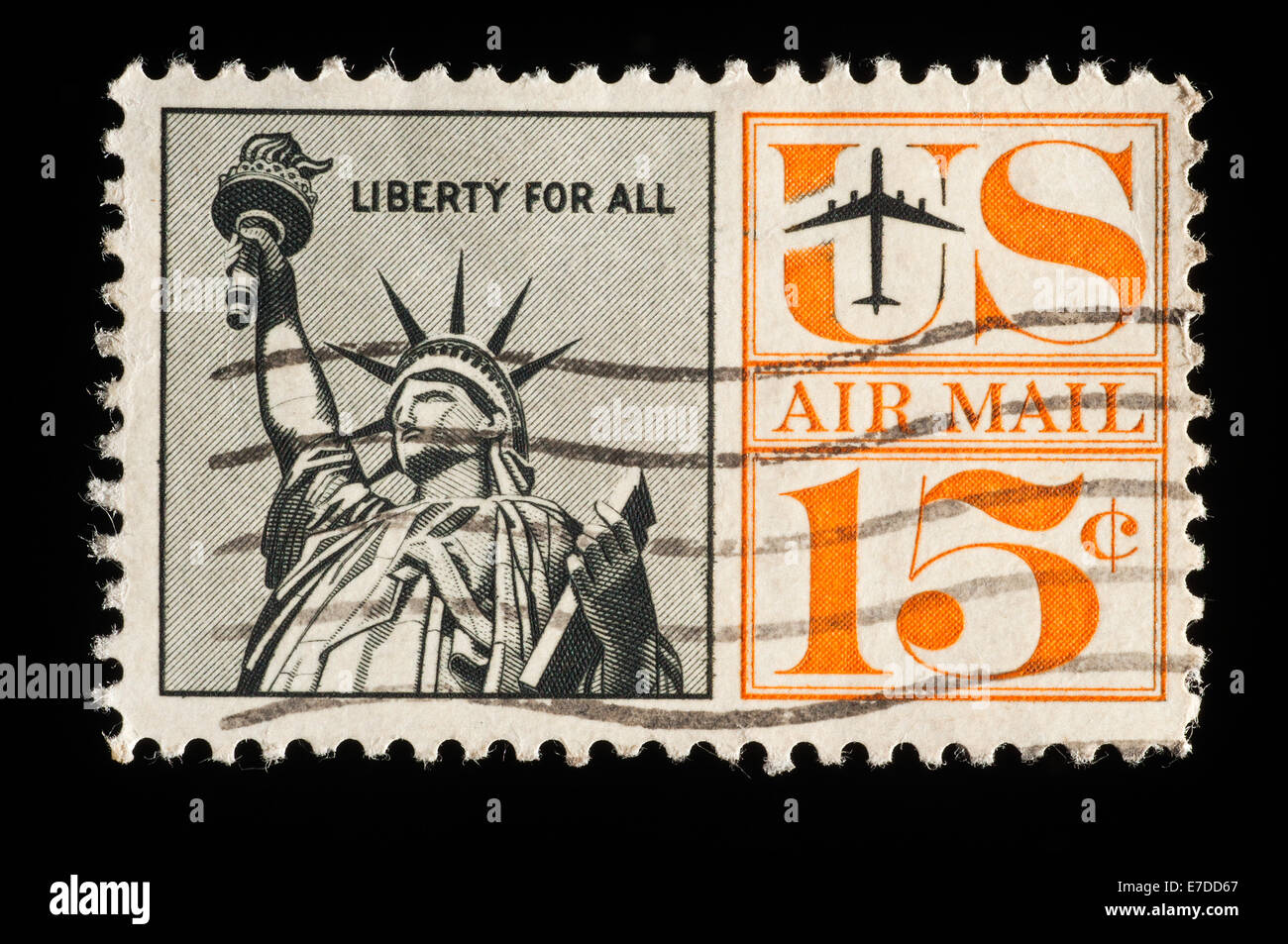 Postage stamp from USA Stock Photo - Alamy