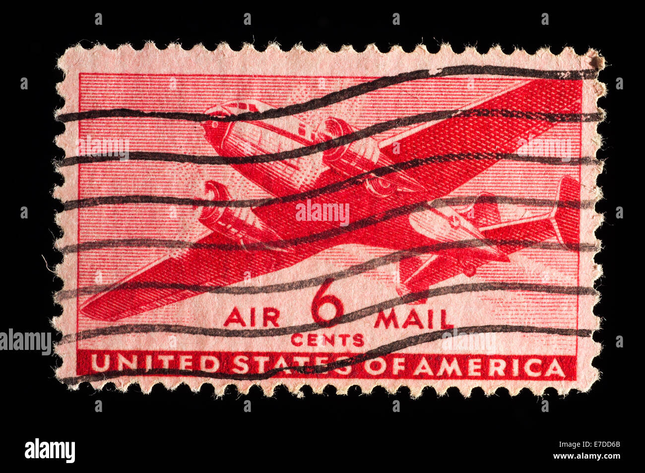 Postage stamp from USA Stock Photo - Alamy