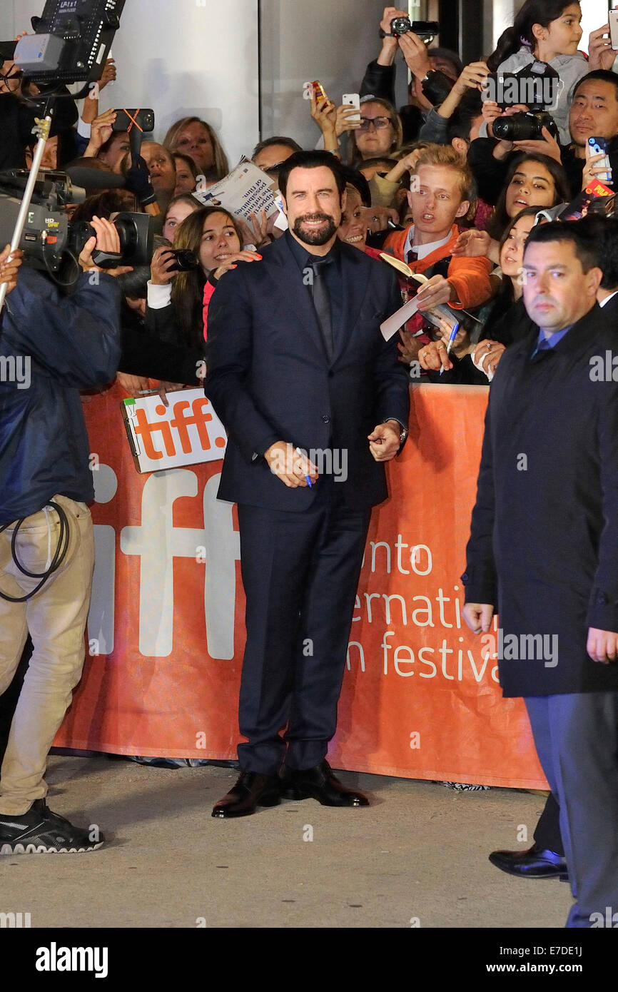John Travolta at the 2014 Toronto International Film Festival. TIFF ...