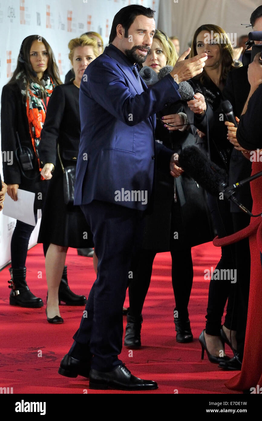 John Travolta at the 2014 Toronto International Film Festival. TIFF ...