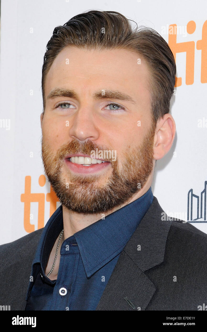 Chris Evans at the 2014 Toronto International Film Festival. TIFF 2014 ...